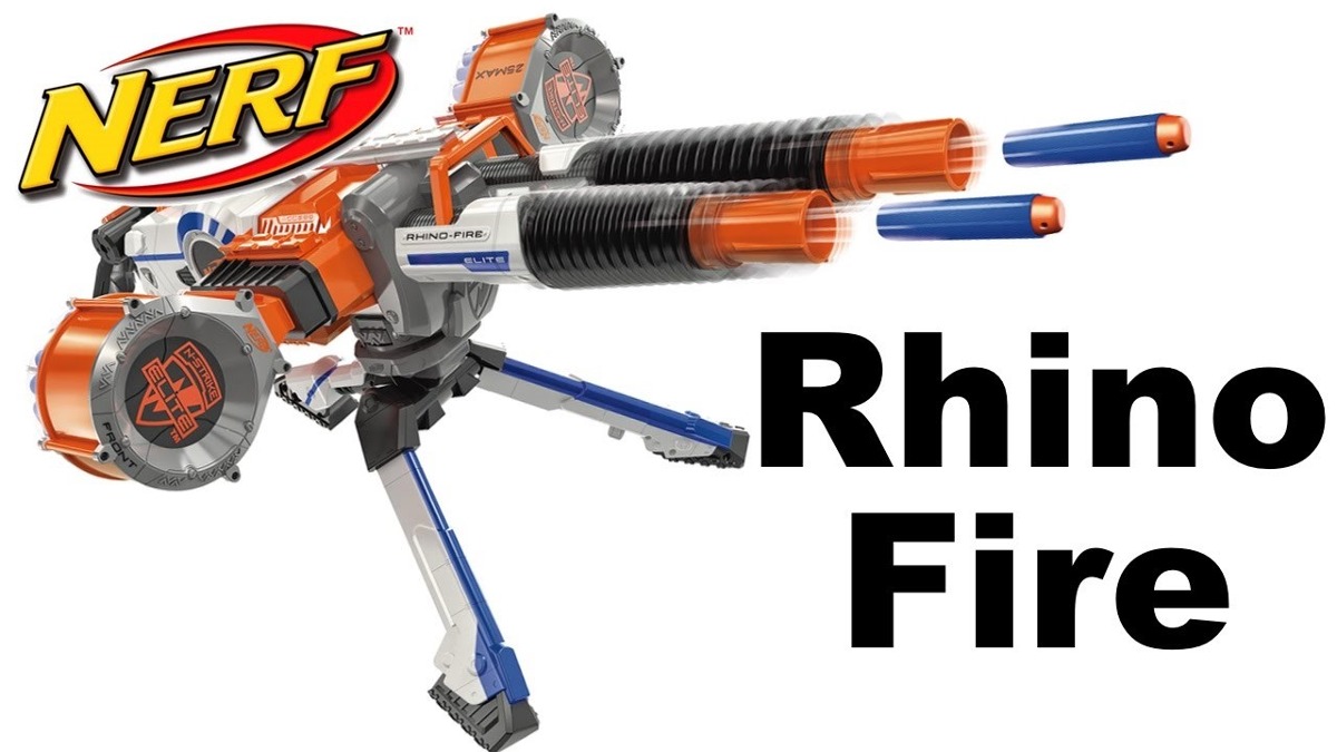 Nerf Strike Elite Rhino Fire Blaster Hasbro R 57990 Em Mercado Livre
