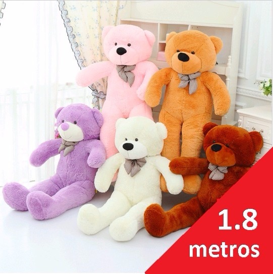 Oso Jumbo Peluche Gigante 1 80 Mts Alto Regalos 1 599 00 En