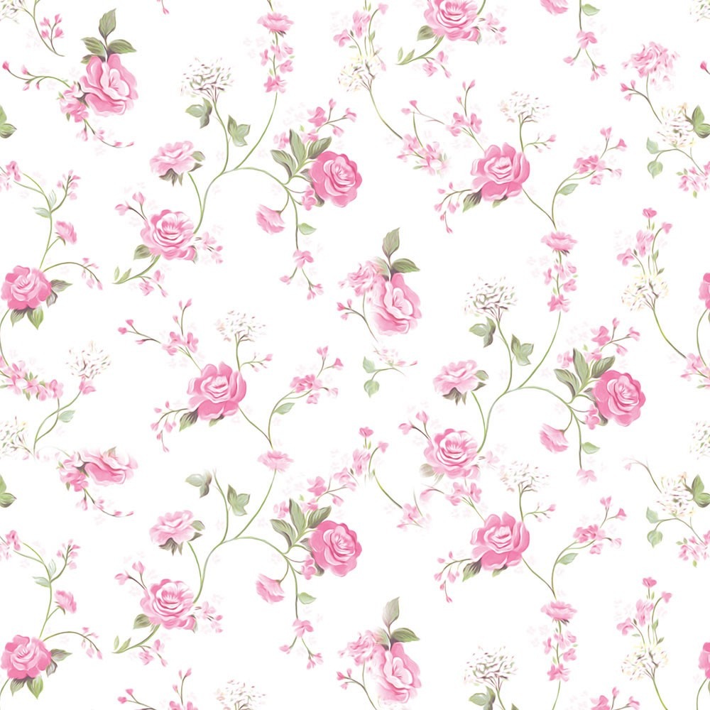 Papel De Parede Floral Delicado 3 10 Metros Auto Colante R 46 90 Em