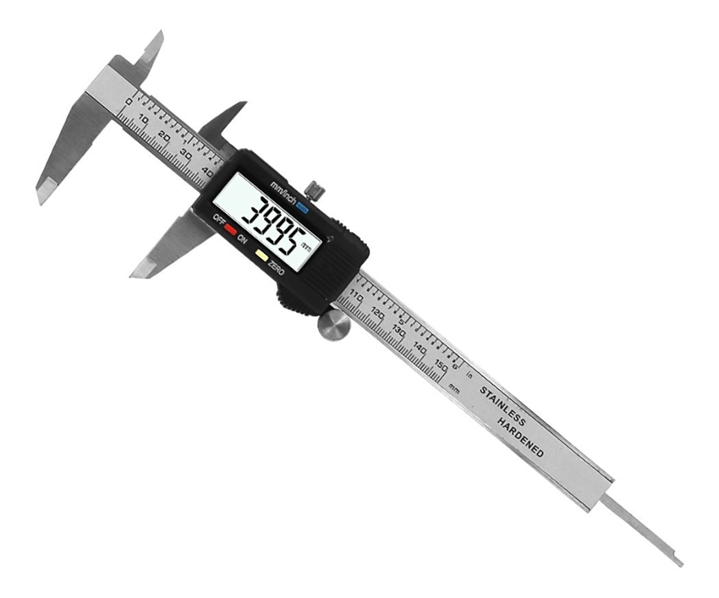 Calibre Digital 150 Mm 6 Pulgada Acero Inoxidable Calibrador Pantalla