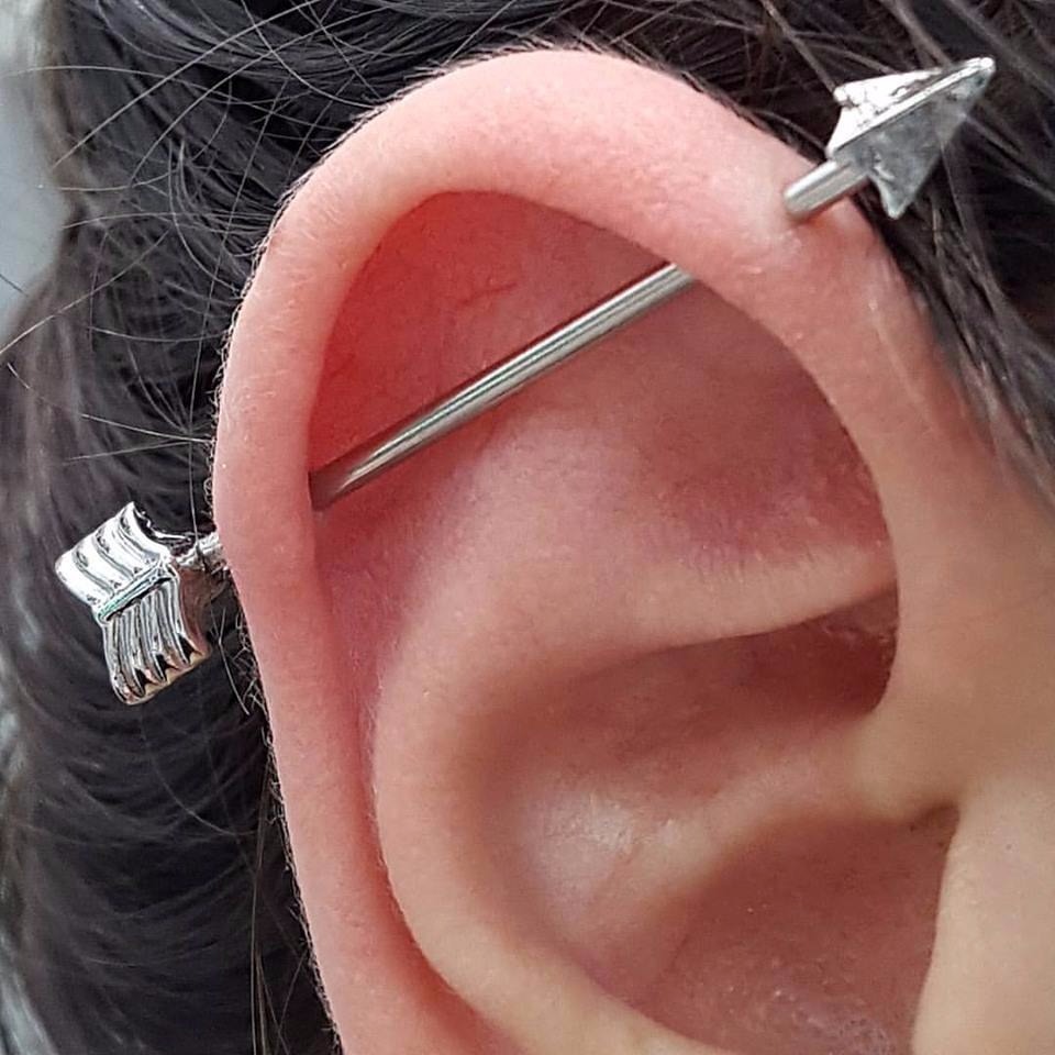 Piercing Industrial Arete Para Oreja Acero - $ 6.990 en Mercado Libre Piercing Industrial Arete Para Oreja Acero - $ 6.990 en Mercado Libre