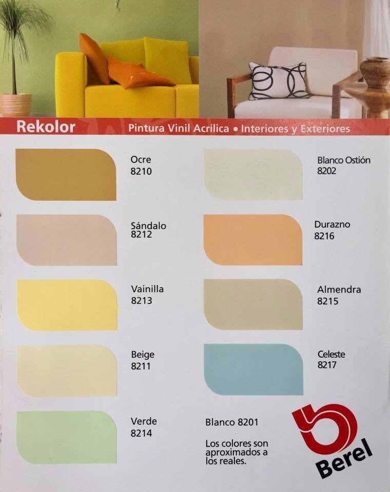 Pintura Berel: Rekolor - $ 85.00 en Mercado Libre