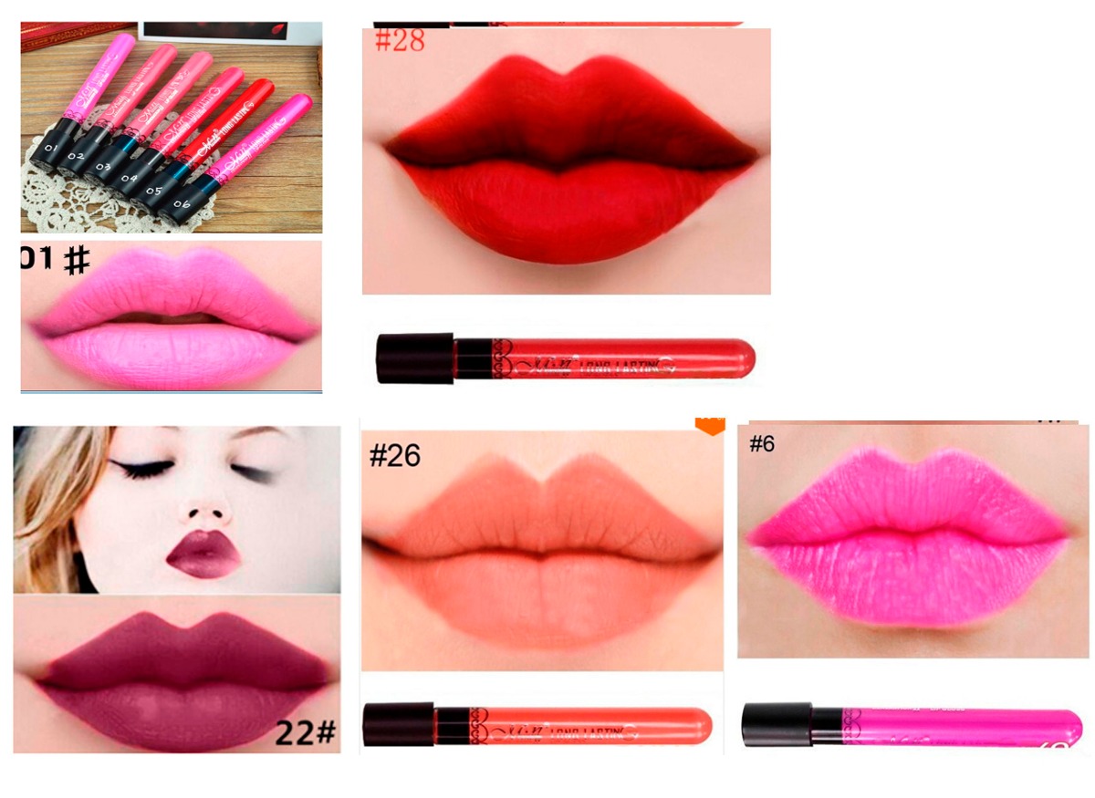 Pintura De Boca Labios Labiales Matte Liquidos Colores Moda - Bs. 0,01 ...