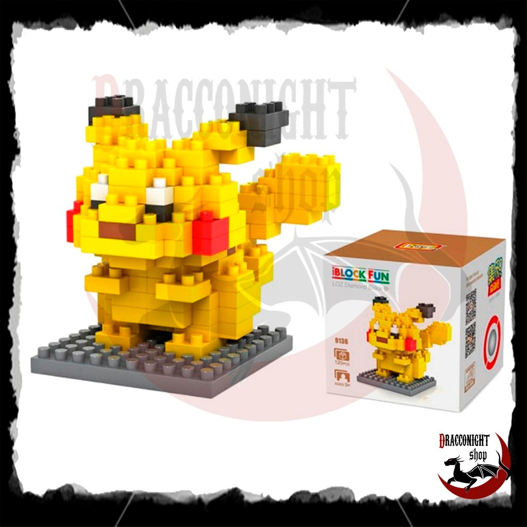 Pokémon Pikachu Lego Mini Blocks 15000 En Mercado Libre