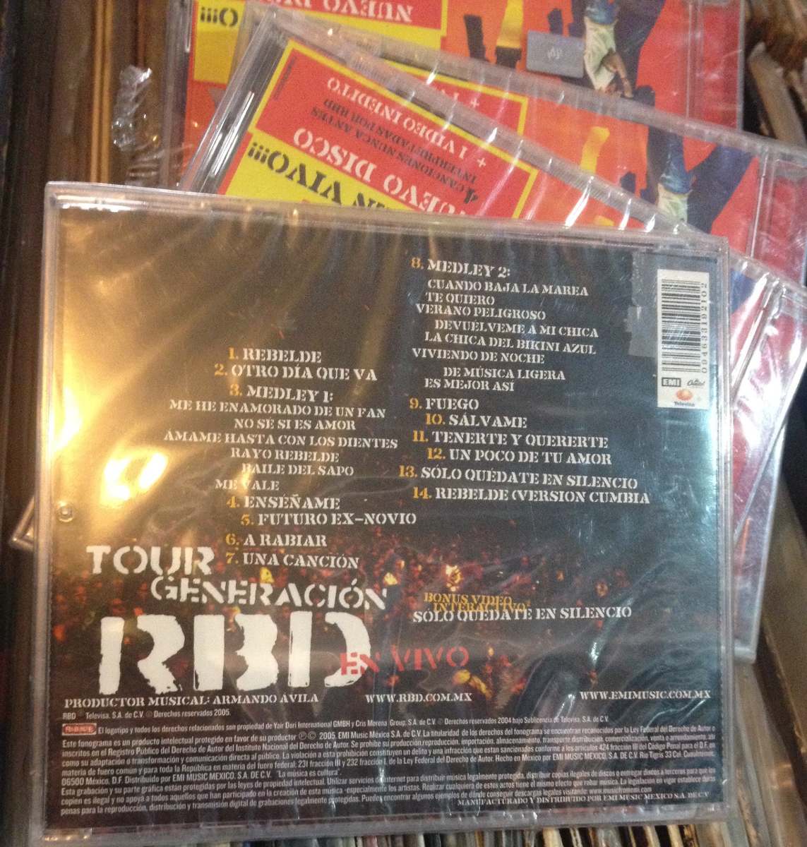 Rbd Tour Generación Rbd En Vivo Cd Pop En Español Perfecto - $ 100.00 ... Rbd Tour Generación Rbd En Vivo Cd Pop En Español Perfecto - $ 100.00 ...