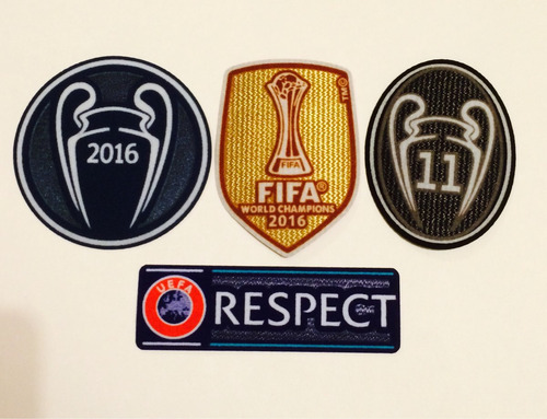 Real Madrid Set De Parches De La Undecima Con Fifa 2016 ¿ 600 00 En