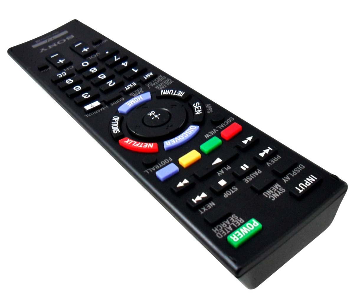Controle Remoto Tv Sony Bravia Netflix Sky7009 * Original * - R$ 59,90 ...