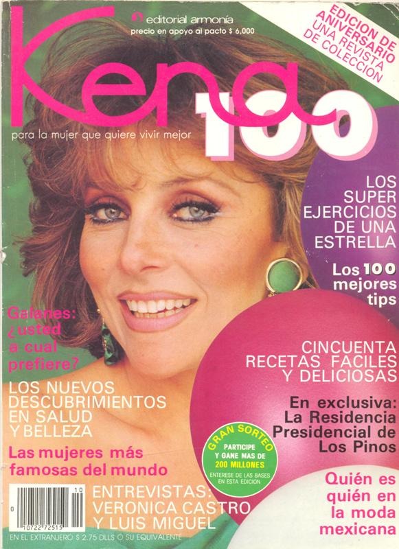 Revista Kena Num 100 Especial Con Veronica Castro 50 00 En Mercado