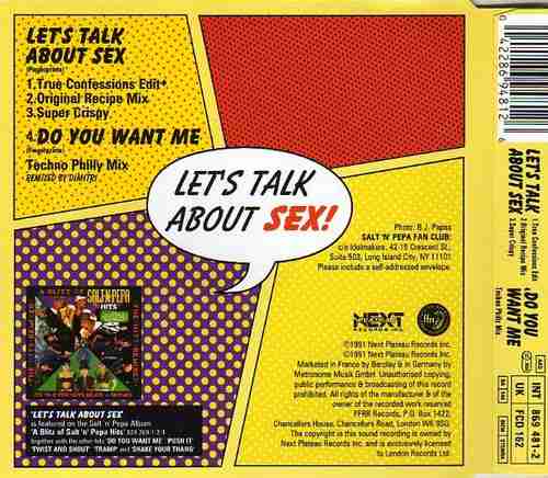 Salt N Pepa Let´s Talk About Sex Cd Maxi Single 200 00 En