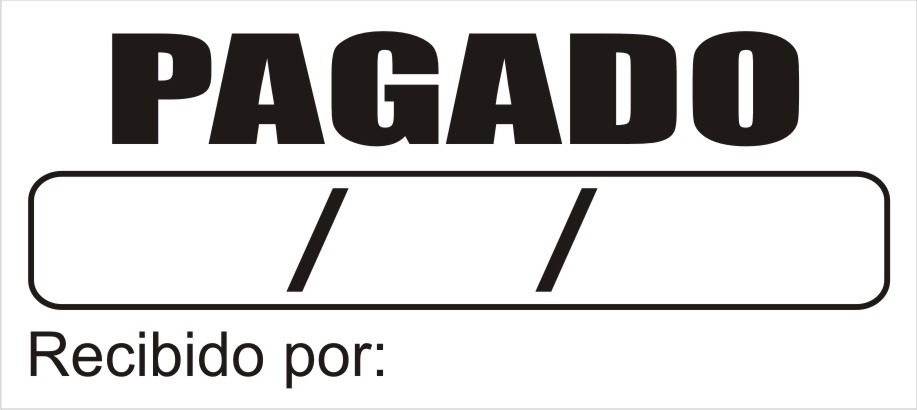 Sello Pagado/fecha Y Almohadilla - Bs. 25.000,00 en Mercado Libre