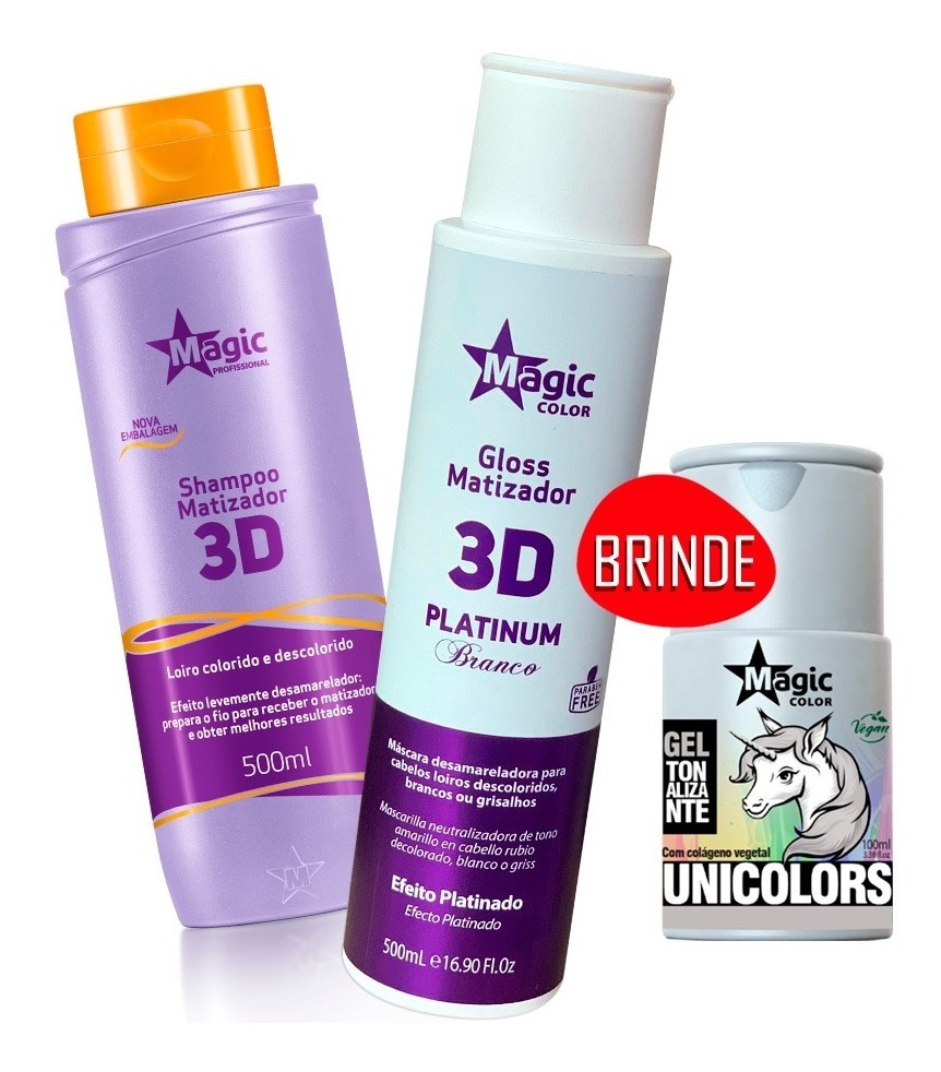Shampoo Matizador + Platinum Branco 500ml Magic Color - R$ 124,99 em ... Shampoo Matizador + Platinum Branco 500ml Magic Color - R$ 124,99 em ...