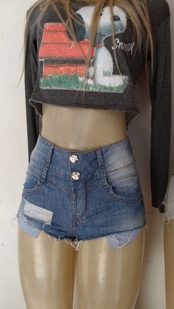 Short Jeans Sexy Gostosa Micro Curtinho Pequeno Mini Xxx R 64 90 Em
