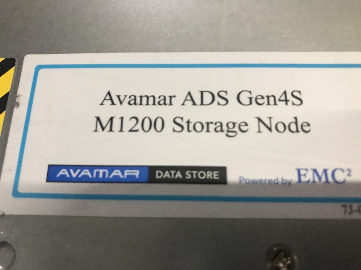 Storage Emc Avamar Ads Gen4s M1200 100-580-643-04 6x 2tb - R$ 15.000,00 ...