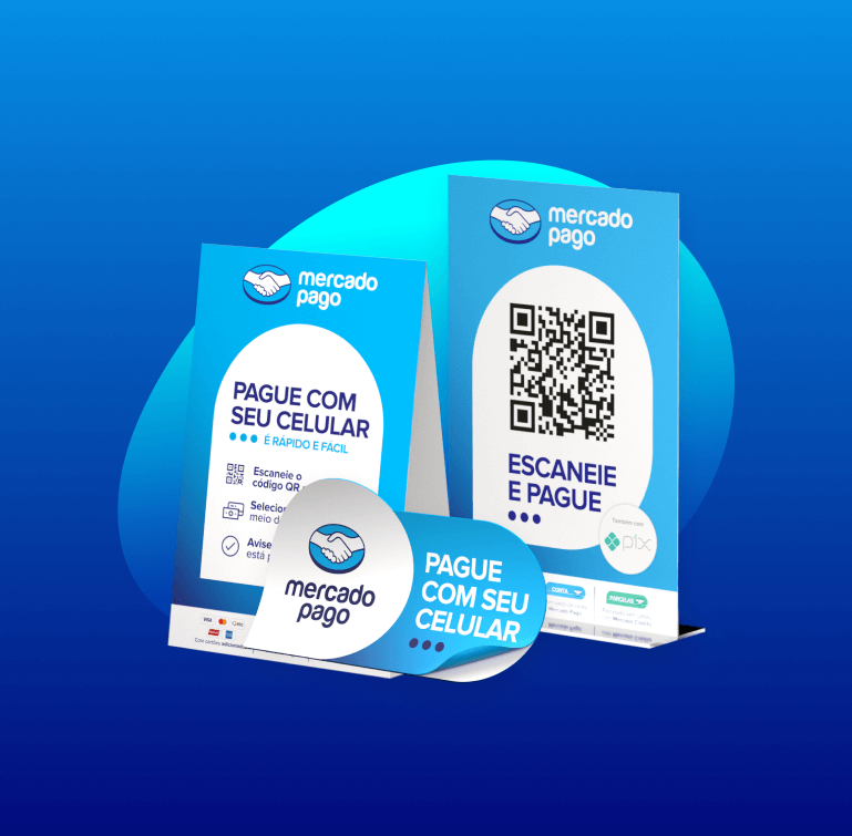 Kit Código QR e Pix Oficial | Mercado Pago Kit Código QR e Pix Oficial | Mercado Pago