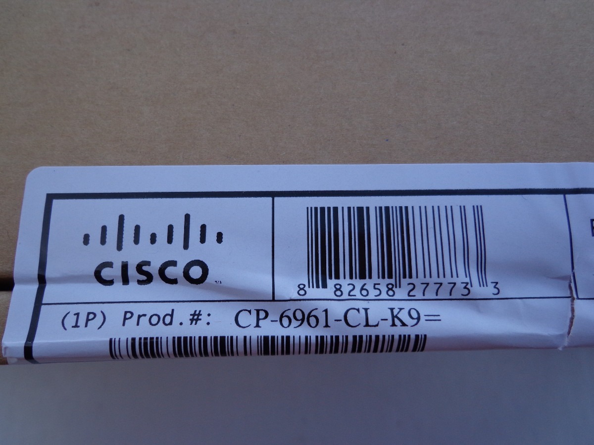 Telefono Cisco Modelo Cp 6961 Cl K9 Nuevo 1 600 00 En Mercado Libre