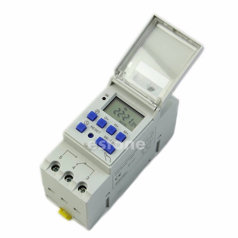 Timer Temporizador Digital Programable Riel 12v Hidroponia S 65 00