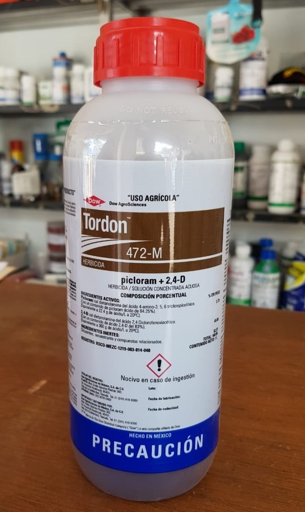 Tordon 472 Herbicida Picloram + 2,4-d - $ 329.00 en Mercado Libre Tordon 472 Herbicida Picloram + 2,4-d - $ 329.00 en Mercado Libre