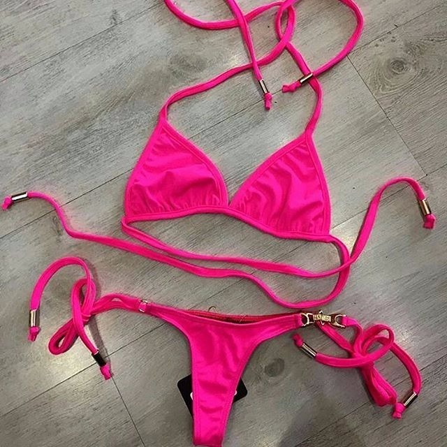 Traje De Baño Bikini Sexy Bikinis Tanga De Moda 980 00 En Mercado Libre