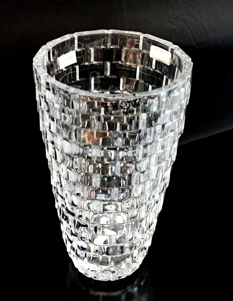 Vaso Cristal Wolff Lapidados Retangulares Relevo Design - R$ 330,00 em ... Vaso Cristal Wolff Lapidados Retangulares Relevo Design - R$ 330,00 em ...
