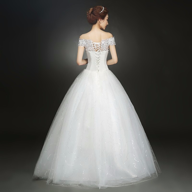 Vestido Novia Económico Strapless Corsé Princesa Encaje 2 899 00