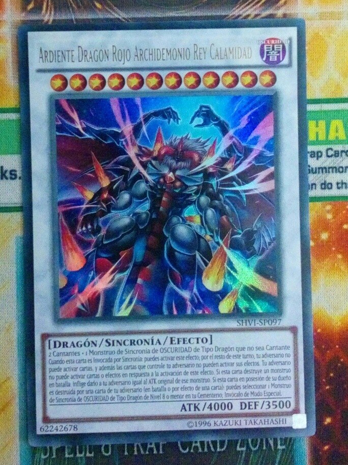 Yugioh Ardiente Dragon Rojo Archidemonio Rey Calamidad Ultra - $ 100.00 ... Yugioh Ardiente Dragon Rojo Archidemonio Rey Calamidad Ultra - $ 100.00 ...